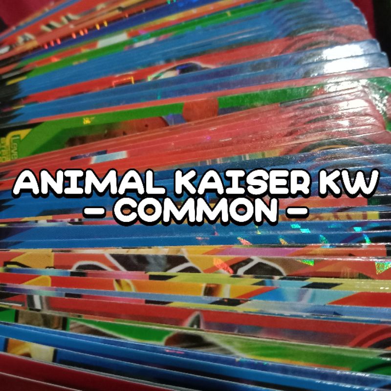 Jual Kartu Animal Kaiser KW - Common | Shopee Indonesia