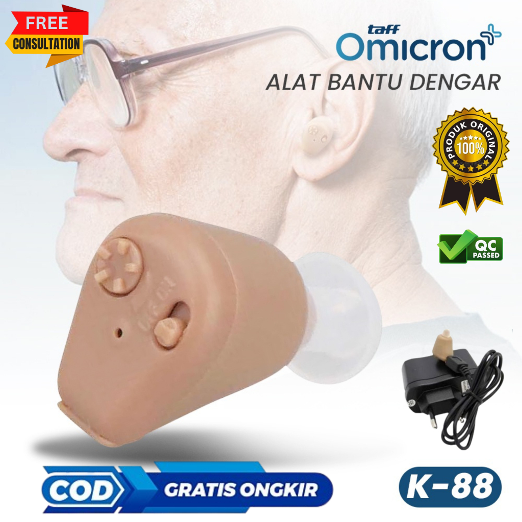 Jual Alat Bantu Dengar Pembantu Pendengaran Telinga Orang Tua Suara Jernih Ear Hearing Aid Mini ...