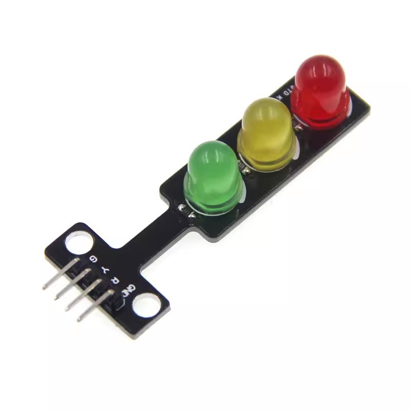 Jual MODUL LED LAMPU LALU LINTAS TRAFFIC LIGHT MODUL 5V 8MM R-Y-G ...