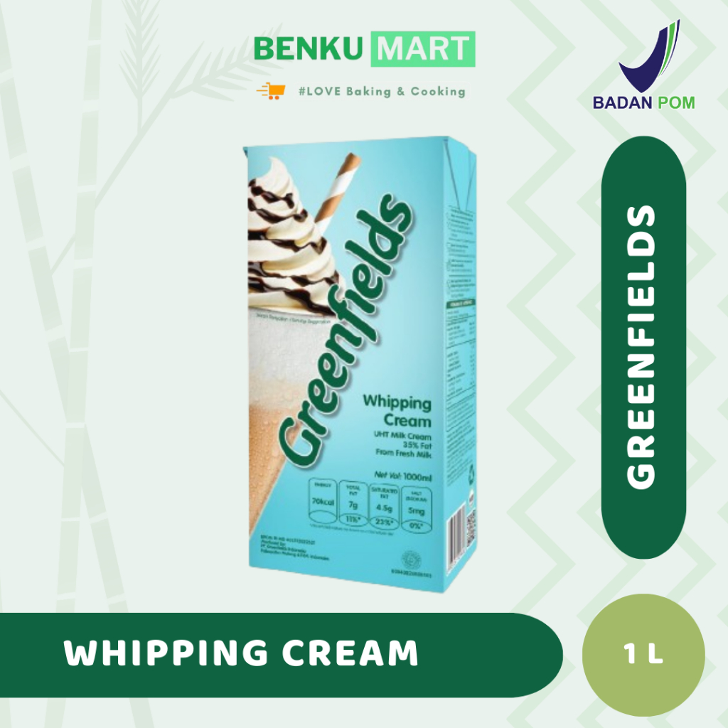Jual Whipping cream Greenfields 1 liter | Promo Exp dekat | Shopee ...