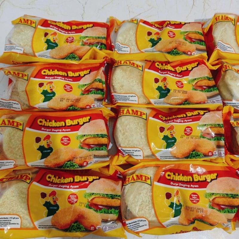 Jual Champ chicken burger | Shopee Indonesia