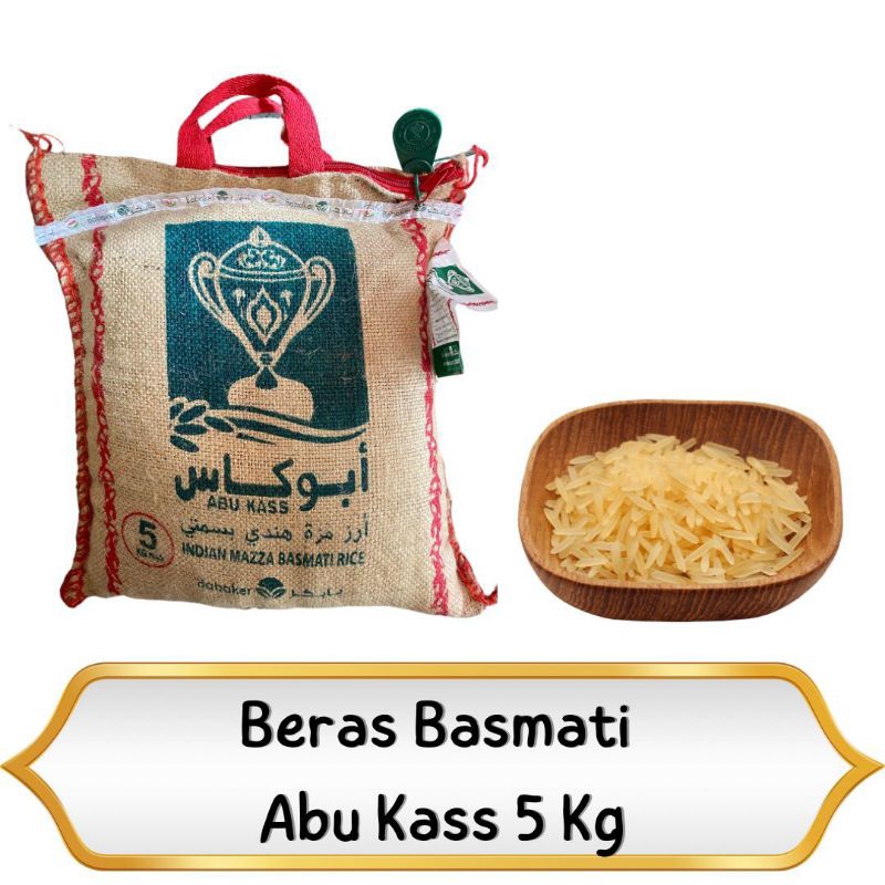 Jual OLEH OLEH HAJI DAN UMROH 5KG BERAS BASMATI ABU KASS I BERAS IMPOR ...