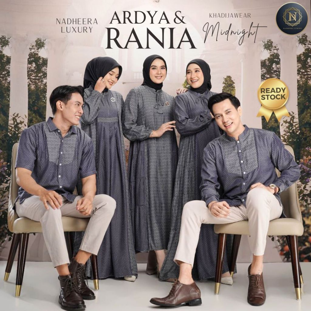 Jual [BISA COD] RANIA ARDYA MIDNIGHT NADHEERA LUXURY SET COUPLE TERBARU ...