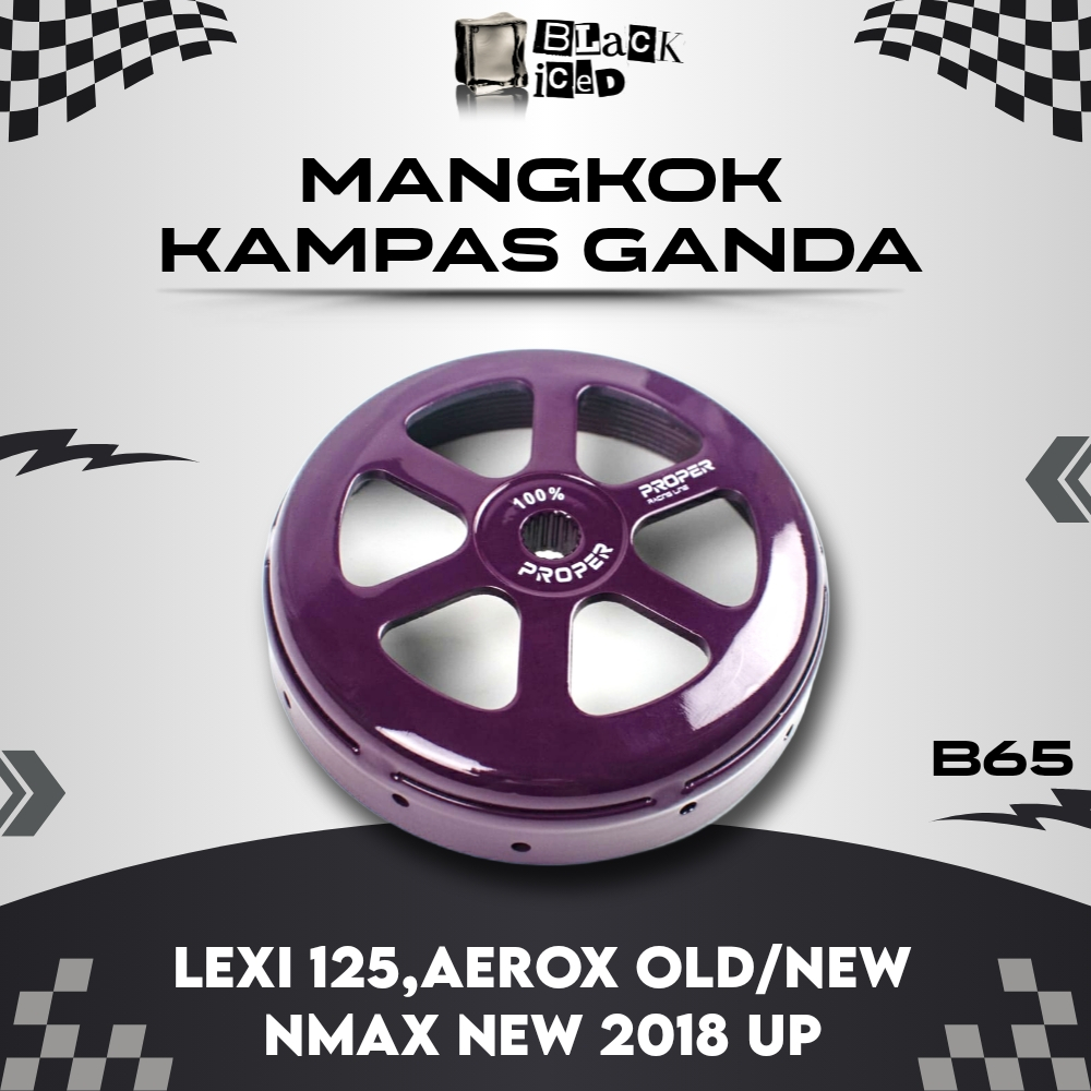 Jual MANGKOK KAMPAS GANDA PROPER RACING LINE NMAX NEW AEROX OLD / NEW ...