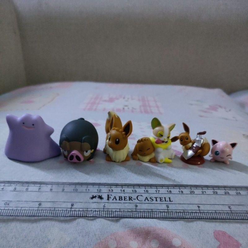 Jual Pokemon Figure Action Figure Ditto Lechonk Eevee Yamper JigglyPuff ...