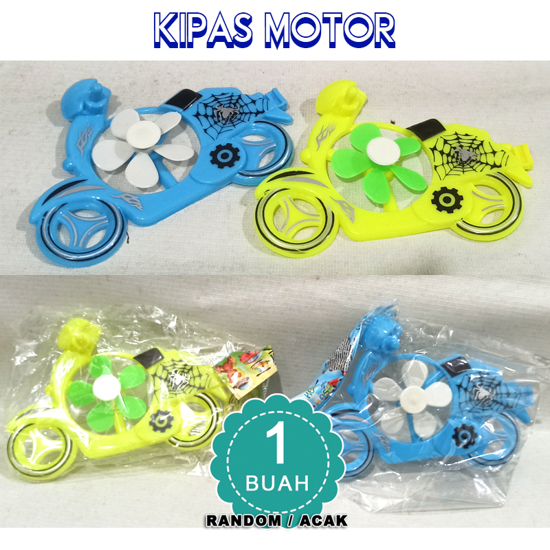 Jual Mainan Anak Motor Kipas Tiup Mini / Miniatur Motor Unik Lucu SNI ...