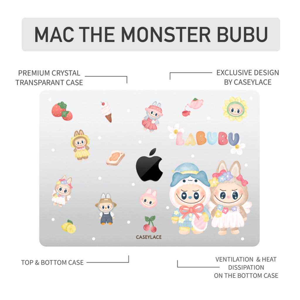 Jual MacBook Case - Labubu Collections Mac AIR PRO M1 M2 M3 2020 2019 ...