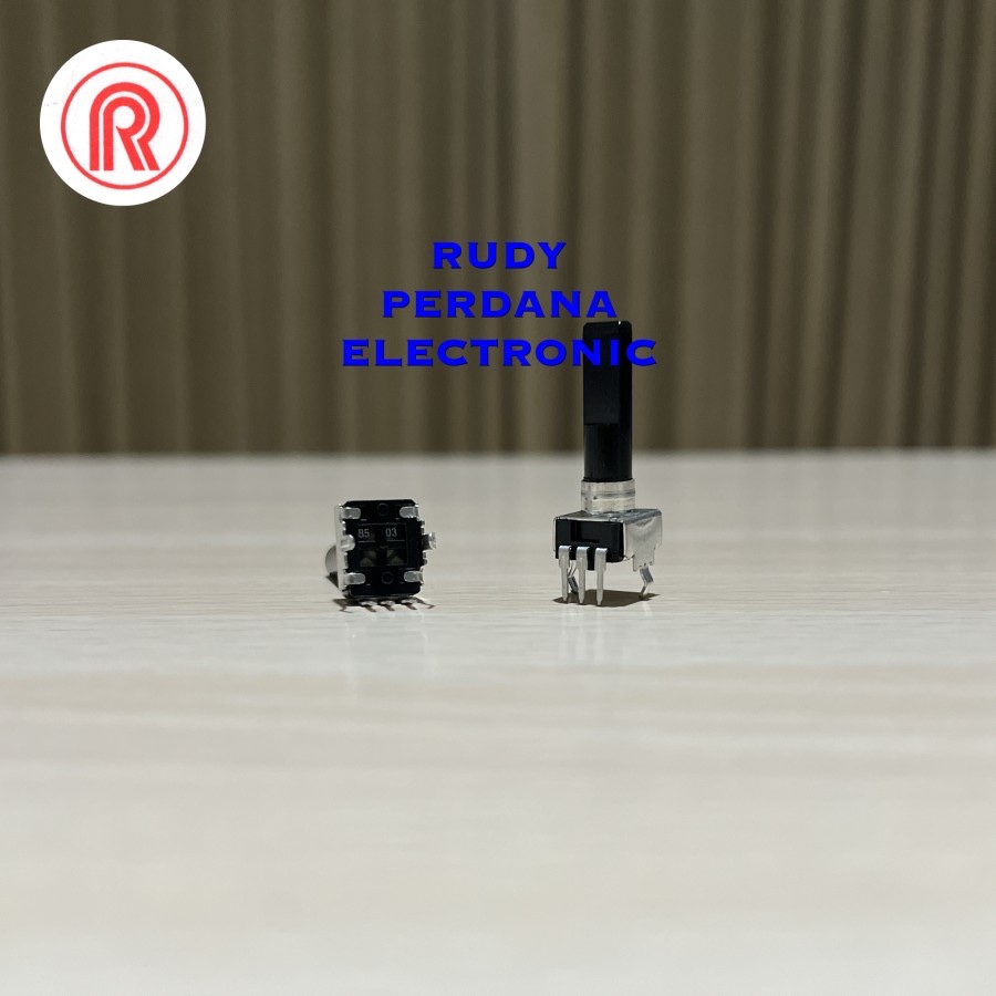Jual POTENSIO 50K 50 K OHM Ω B5-03 MONO 3P 3 PIN KAKI TEKUK MIXER HITAM ...