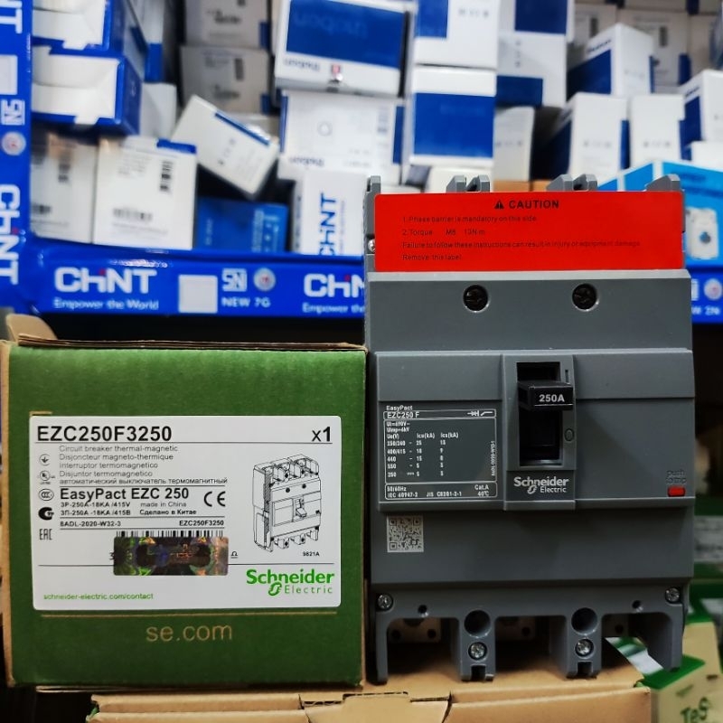 Jual MCCB EZC250F 3P 125A 160A 200A 250A 18KA Schneider | Shopee Indonesia