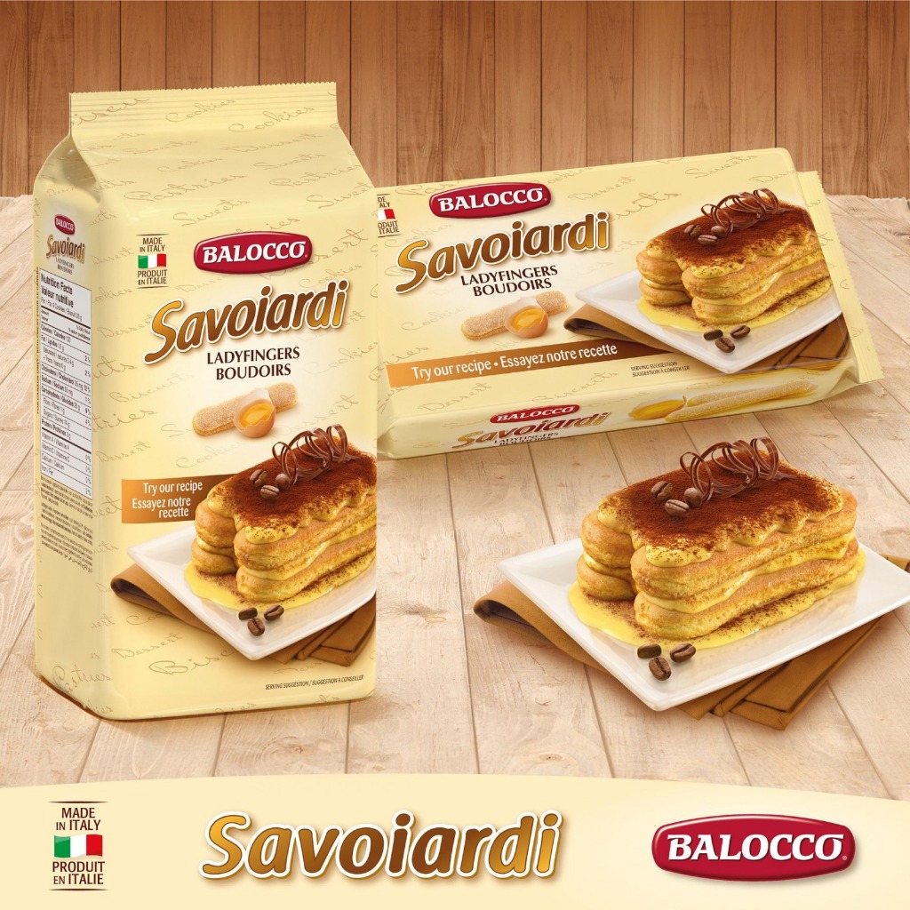 Jual Balocco Savoiardi Ladyfinger Italy 400gram isi 32 pcs | Shopee ...