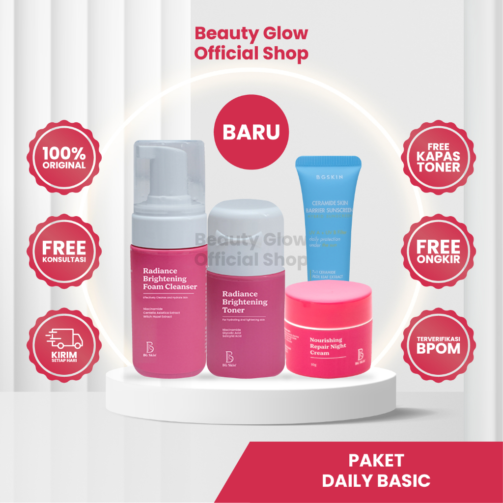 Jual BG SKIN PAKET DAILY BASIC MENCERAHKAN | Shopee Indonesia