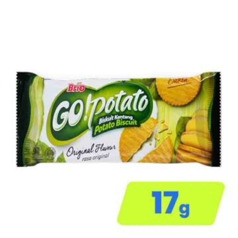 Jual Go Potato Biskuit Kentang Original 17g | Shopee Indonesia