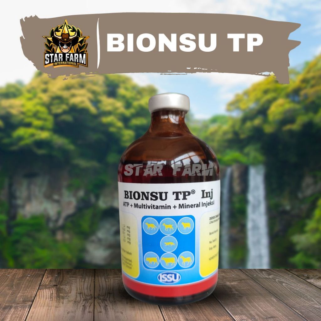 Jual Bionsu TP inj 100ml ATP Daya Tahan Tubuh&Otot Hewan - Star Farm ...
