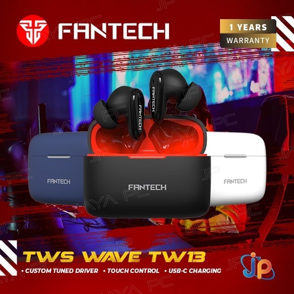 Jual Fantech TWS Wave TW13 - Earphone Wireless Bluetooth | Shopee Indonesia