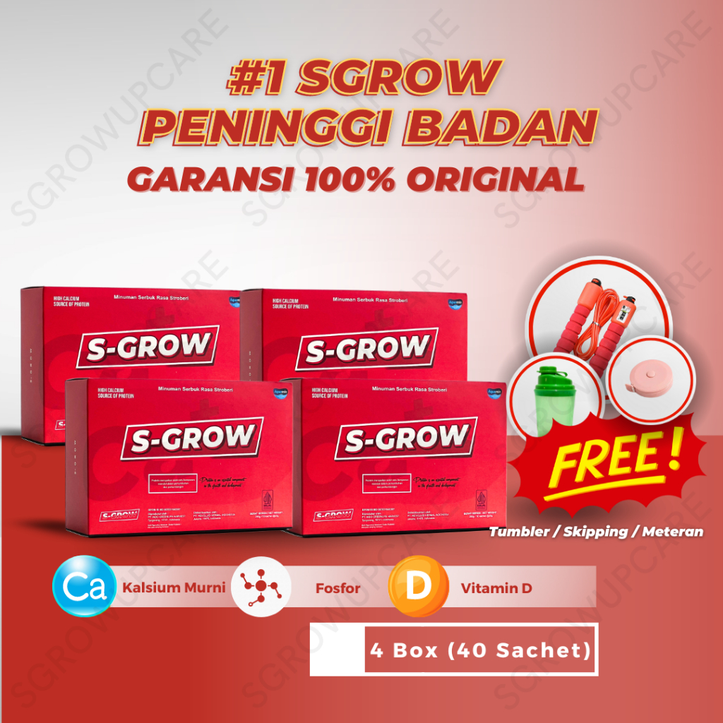 Jual S-GROW Susu Peninggi Badan isi 4 Box | Shopee Indonesia