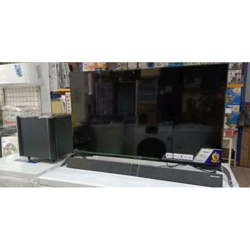 Jual TV Polytron 43" Android Speaker SoundBar | Shopee Indonesia