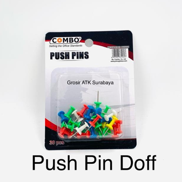 Jual PUSH PIN DOFF / Jarum Tekan / Paku Pin Combo Doff | Shopee Indonesia