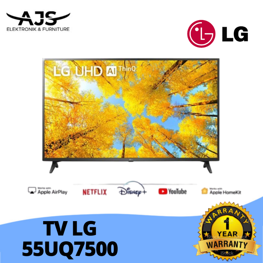 Jual TV LG 55UQ7500PSF LED SMART TV UHD 4K 55 INCH 55UQ7500 | Shopee ...