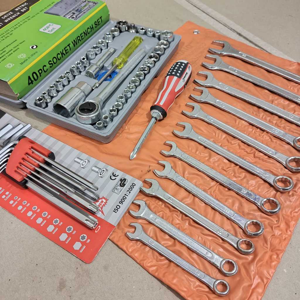 Jual PROMO ( BISA COD ) PAKET Kunci 1Set Lengkap Kunci Sok Set Lengkap ...