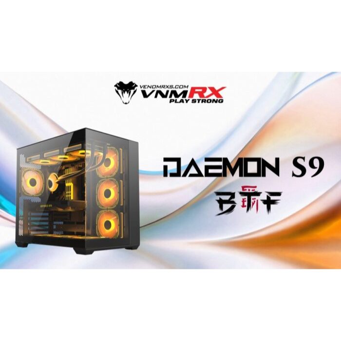 Jual Casing Venom RX DAEMON S9 BTF ATX - BLACK | Shopee Indonesia
