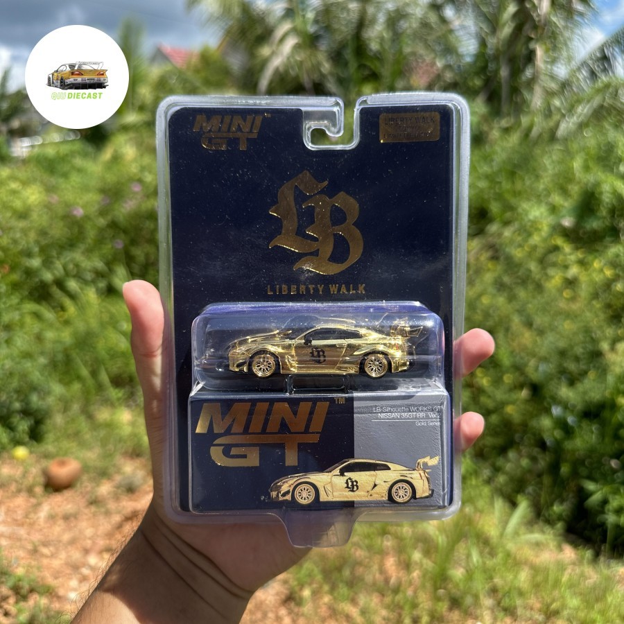Jual Mini GT LBWK Nissan 35GT-R R35 Gold Tokyo Signature Wataru Kato ...
