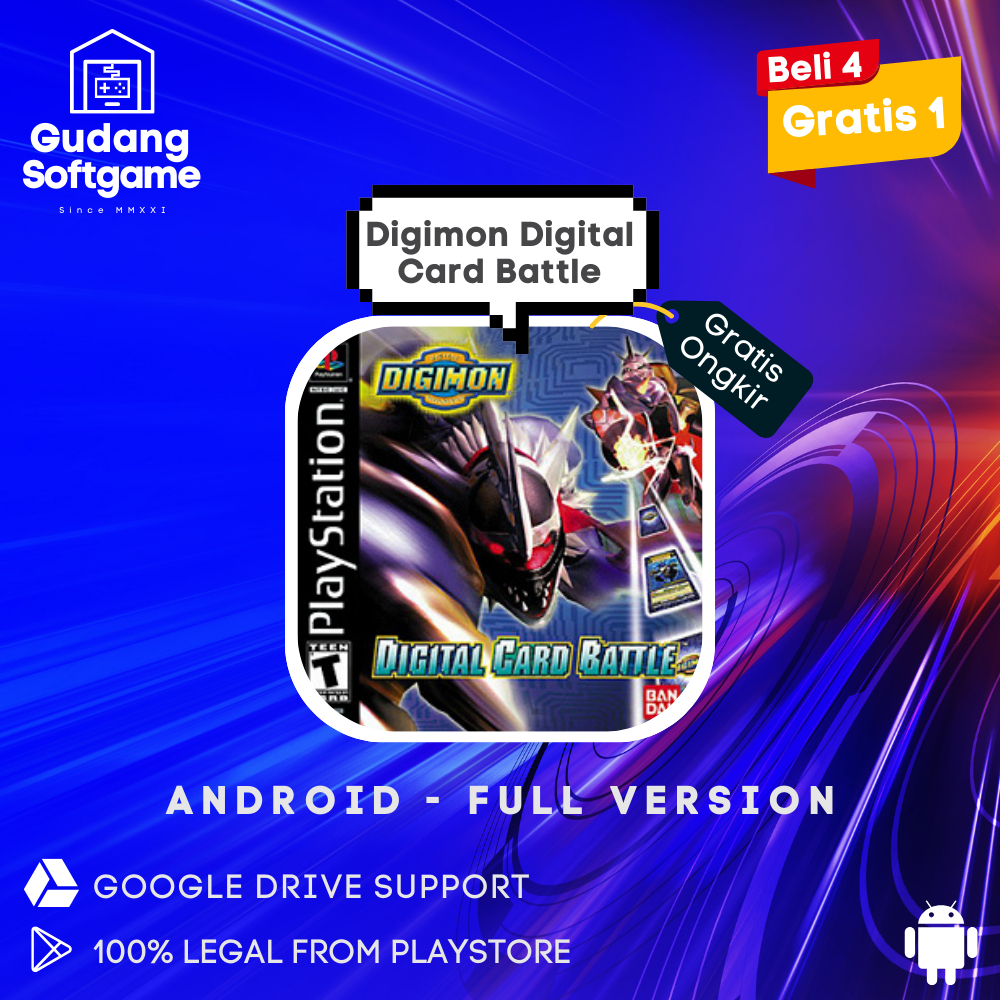 Jual Digimon Digital Card Battle - Game PS1 Emulator untuk PC Laptop & Android | Shopee Indonesia