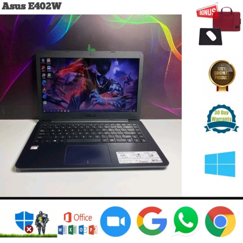 Jual Laptop Asus E402W AMD E2 Ram 4GB HDD 500GB Win 10 Siap Pakai ...