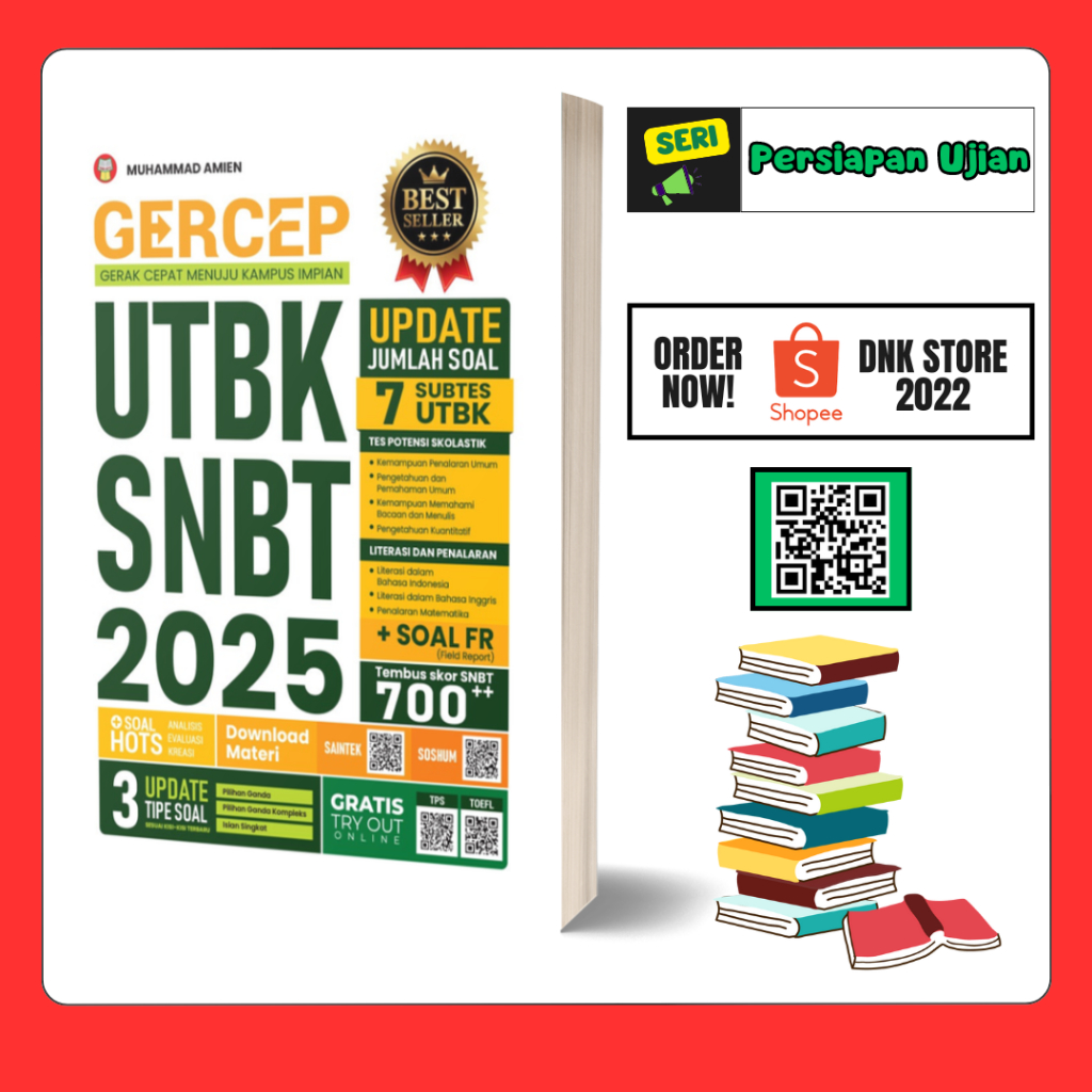 Jual Buku UTBK SNBT 2025 Seri Gercep Paling Lengkap | Shopee Indonesia