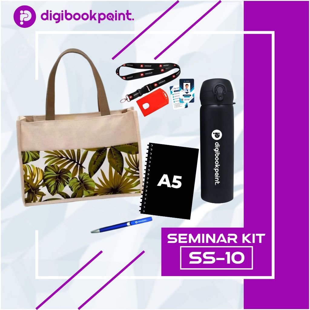 Jual Paket Seminar Kit Custom - Tas Tote Bag Canvas, Tumbler, Pulpen ...