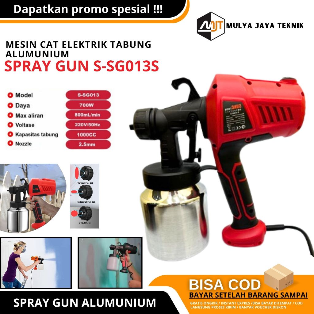 Jual SUNC TOOLS Spray Gun Paint Alat Semprot Cat Listrik Tembok Dinding ...