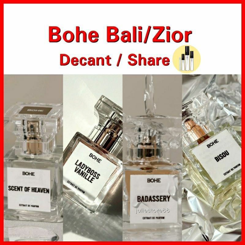 Jual Decant Share BOHE Bali / Zior Extrait De Parfum Scent of Heaven ...