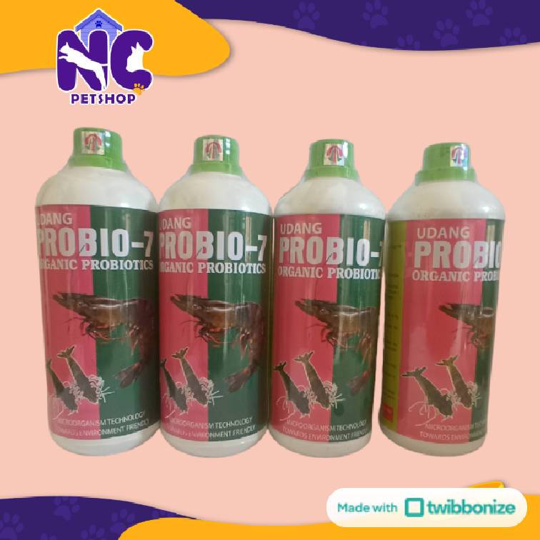 Jual PROBIO 7 UDANG 1L - Probiotik udang vaname vitamin udang | Shopee ...