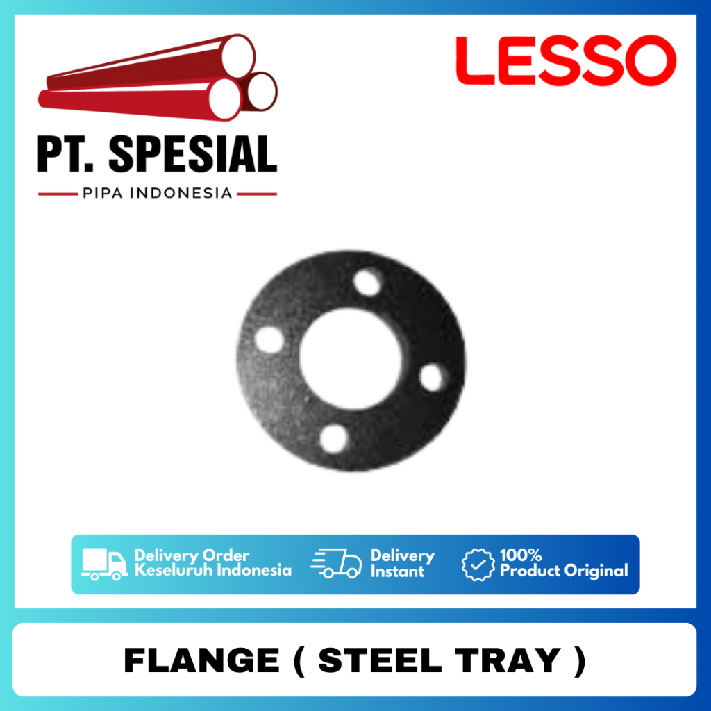 Jual Flange Stray PPR Lesso DN110 / Flange PPR Lesso / Steel Tray PPR ...