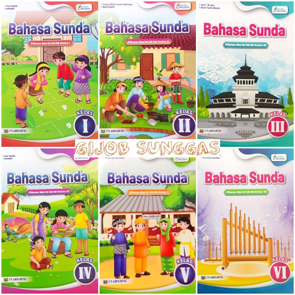 Jual BUKU SISWA BAHASA SUNDA SD/MI KELAS 1 2 3 4 5 6 KURIKULUM MERDEKA ARYA DUTA | Shopee Indonesia
