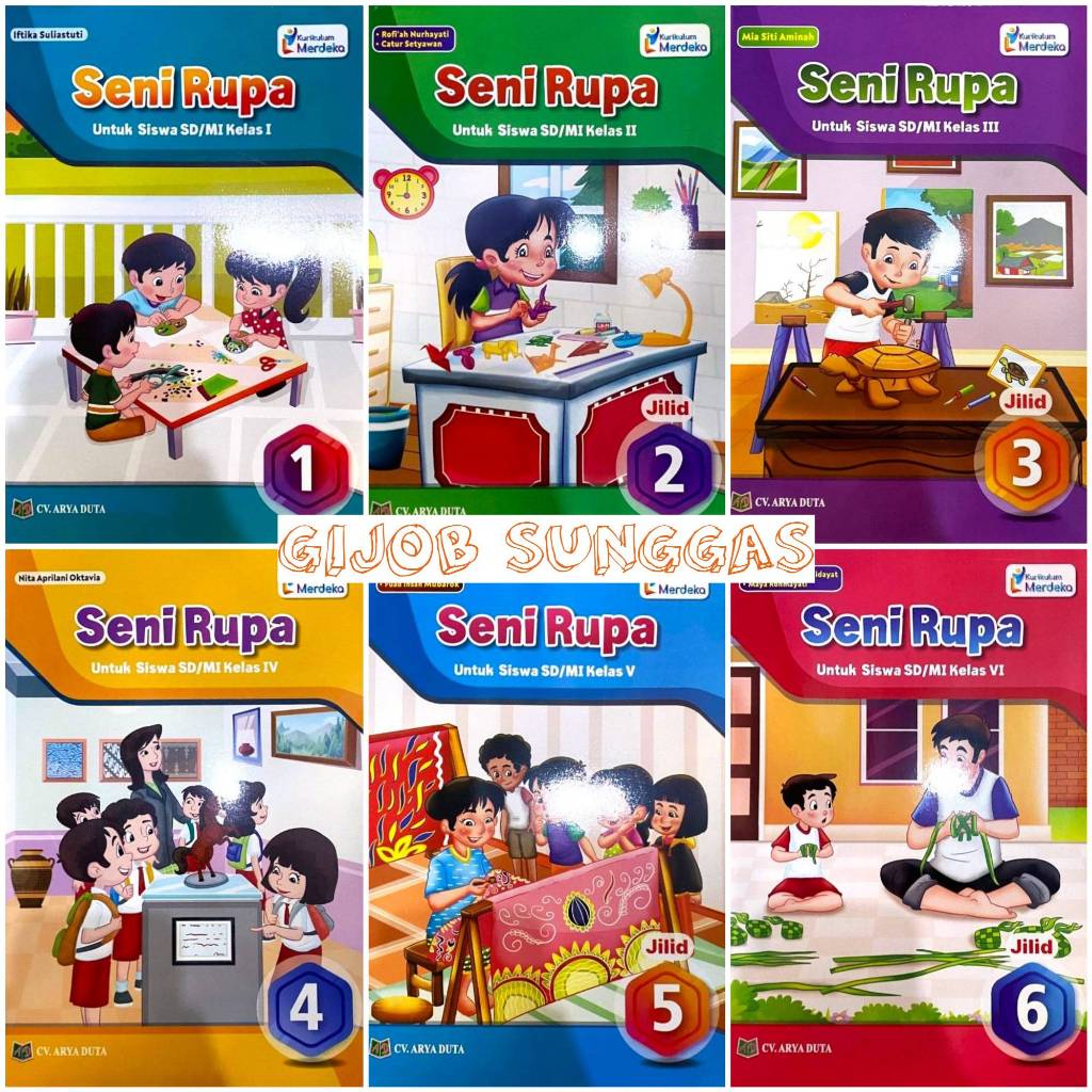 Jual BUKU SISWA SENI RUPA SD/MI KELAS 1 2 3 4 5 6 KURIKULUM MERDEKA ARYA DUTA | Shopee Indonesia