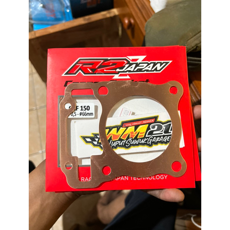 Jual CRF150 PAKING PACKING BLOK HEAD TEMBAGA CRF 150 L NEW MEGAPRO VERZA CRF150 L 66 68 70 72 MM ...