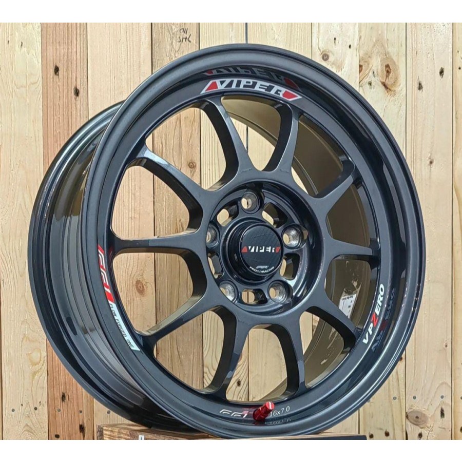 Jual velg mobil ring 16 VIPER ZERO FLOW FORMING velg r16 ertiga xpander ...