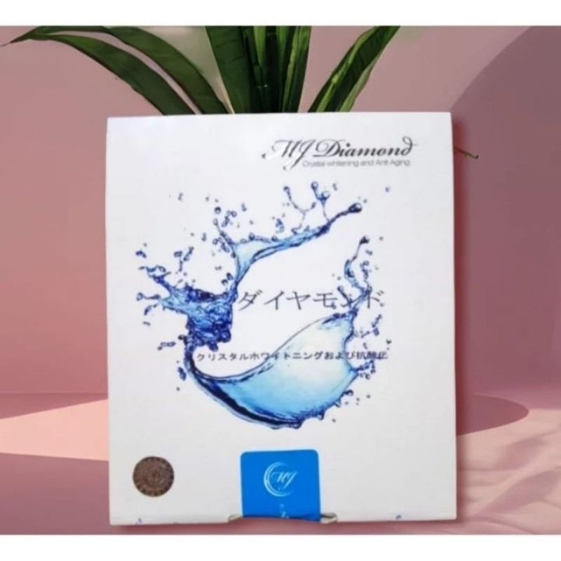 Jual perBox MJ Diamond crystal biru whitening original | Shopee Indonesia