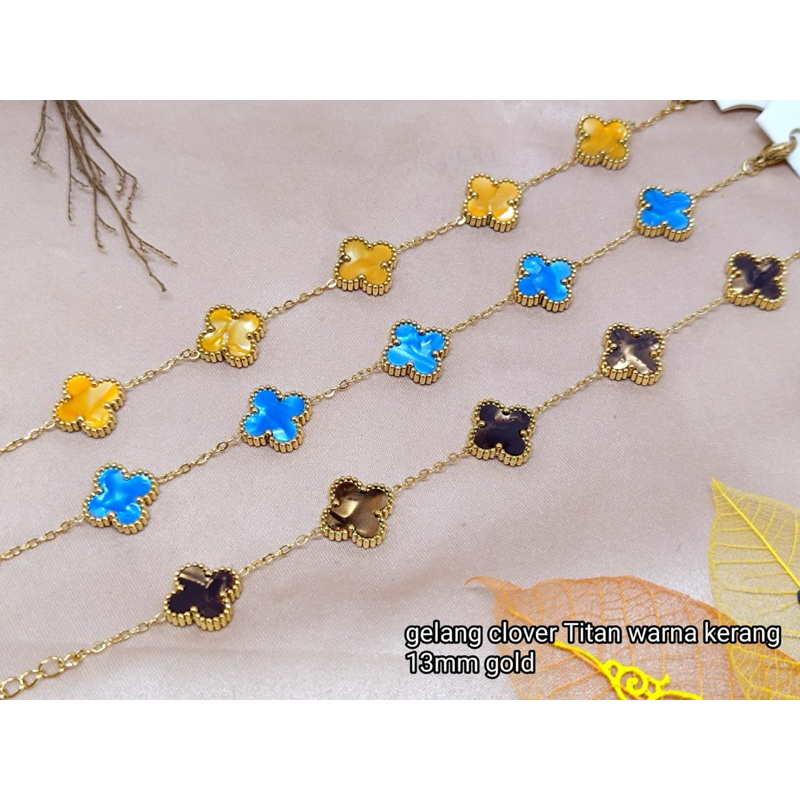 Jual Gelang Bunga Clover Warna Kerang | Shopee Indonesia