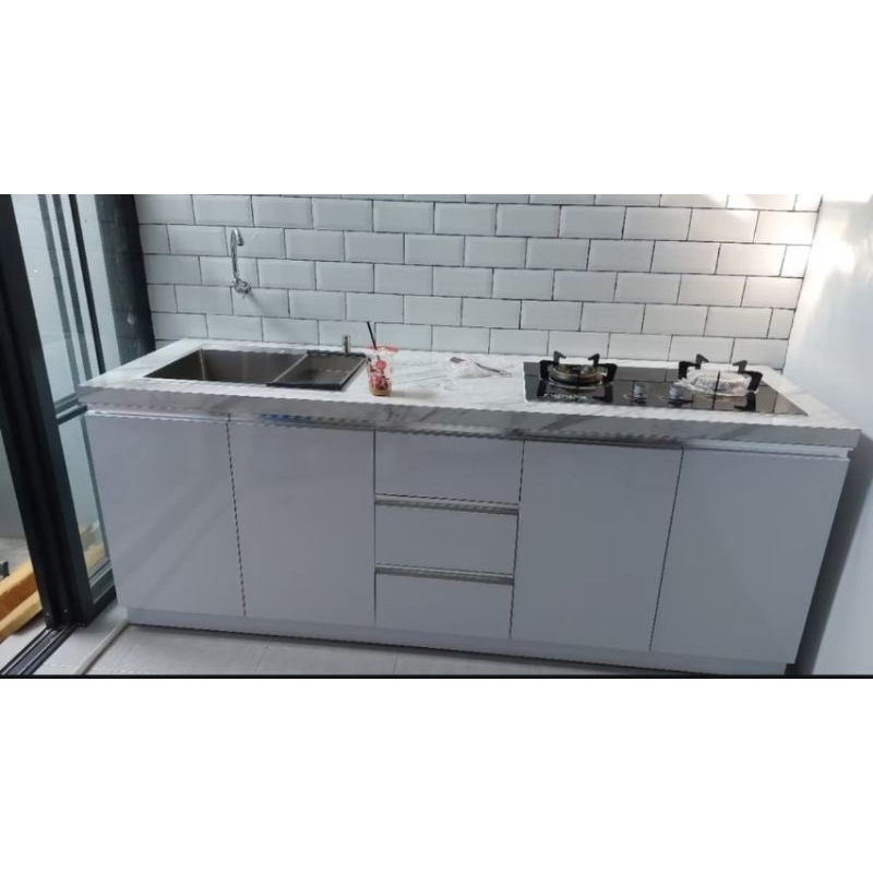 Jual lemari dapur kabinet lemari dapur kitchenset kitchen bawah kitchen ...