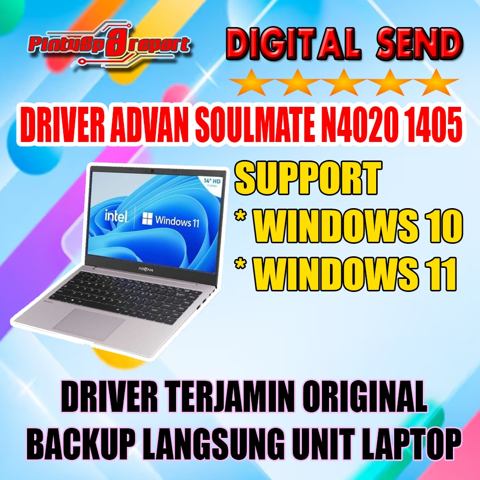 Jual DRIVER LAPTOP ADVAN SOULMATE N4020 1405 FULL (BACKUP UNIT LANGSUNG ...