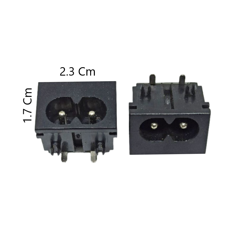 Jual Socket AC Power angka 8 Standart Power Socket Colokan Listrik | Shopee Indonesia