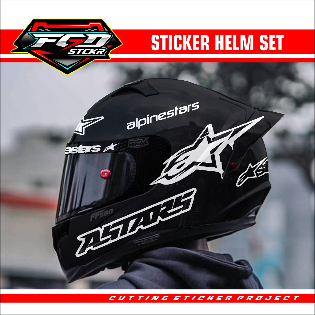 Jual STIKER HELM - CUTTING STIKER ASTARS SET UNTUK HELM (PREMIUM ...