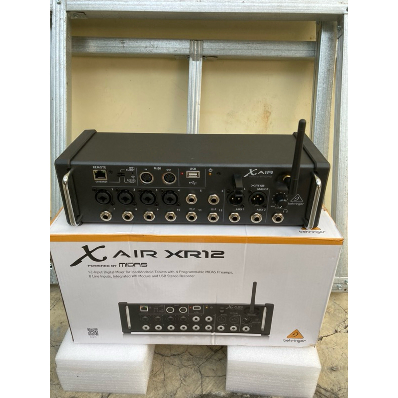 Jual Behringer XR12 / XR 12 X Air Digital Mixer Audio with WIFI Router BM | Shopee Indonesia