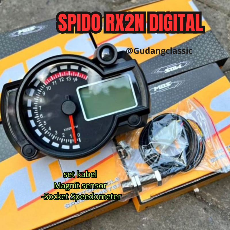 Jual SPIDO KOSO RX2 SPIDOMETER KOSO RX2N MOS | Shopee Indonesia