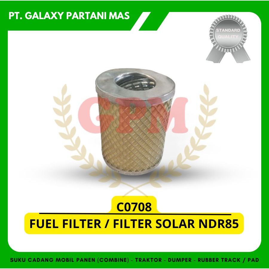 Jual FUEL FILTER (WITH NET) / FILTER SOLAR FOR NDR85 / BIMO-102/ C0708 ...