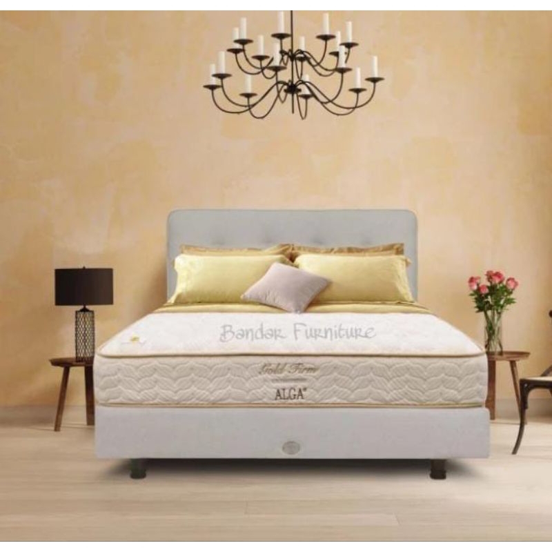 Jual SPRING BED ALGA ELEGAN KASUR SPRING BED ORI SPRING BED GOLD FIRM ...