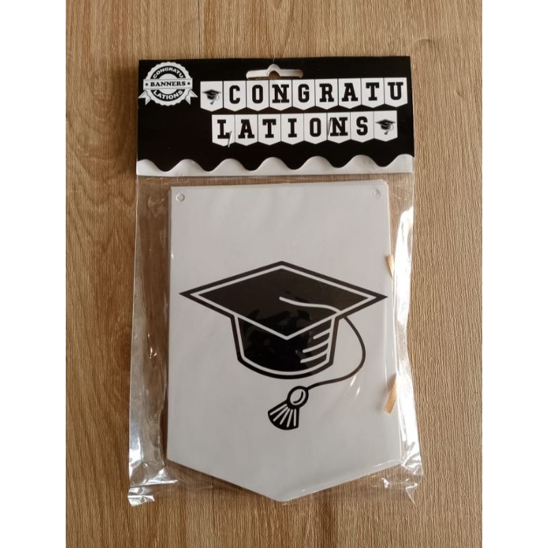 Jual banner flag happy graduation | Shopee Indonesia