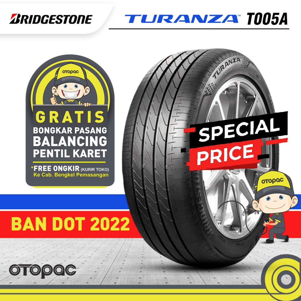Jual Ban mobil Bridgestone Turanza T005A 185/55 R15 (dot 2022) | Shopee Indonesia