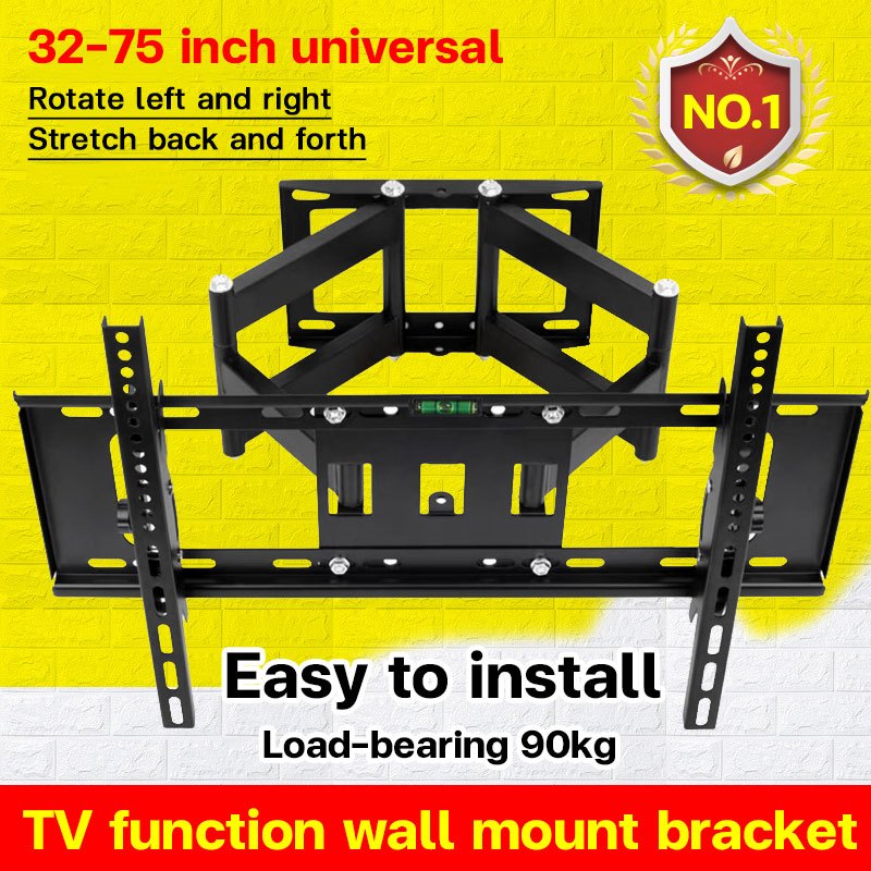 Jual 6 Arms Bracket TV 32-80 inch Screen For TV Swivel Tilt Mount Retractable Bracke Full Motion ...